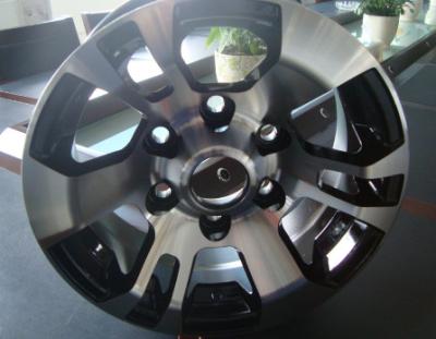 China 14 x 6 Custom Alloy Wheels 73.1 - 110.2 CB with Machine Cut Lip For TOYOTA for sale