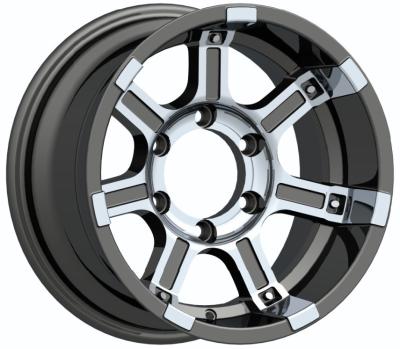 China Full Painted 15'' Custom Alloy Wheels Chrome Polished -13ET For Suv Car for sale