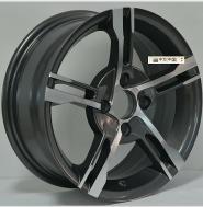 China Chromed Polish Full Painted car 14 Inch Alloy Wheels with 4 Holes Size 13x5.5 / 14x6.0 for sale