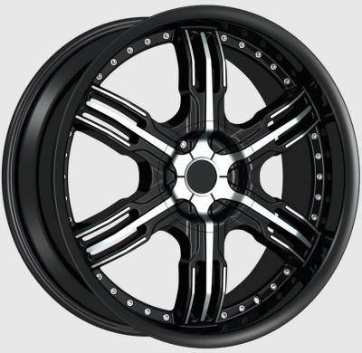 China 22 Inch 22 * 9.5 Chromed Black Alloy Wheels For Car for sale