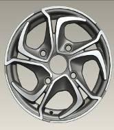 China Kin-5019 Size 12 X 5.0 12 Inch V-CH Full Painted Chromed Car Alloy Wheels for  with 4 Holes for sale