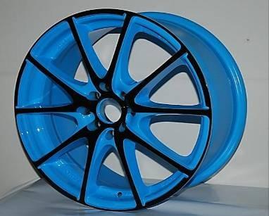 China 2013 New Size15 x 6.5 15 Inch Blue Paint Car Alloys Wheels for sale