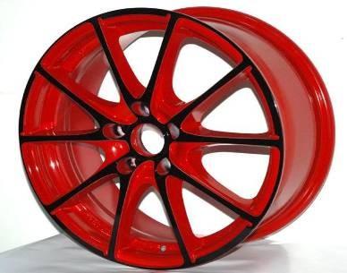 China 2013 New Design Size15 x 6.5 15 Inch Red Paint Car Alloys Wheel for sale