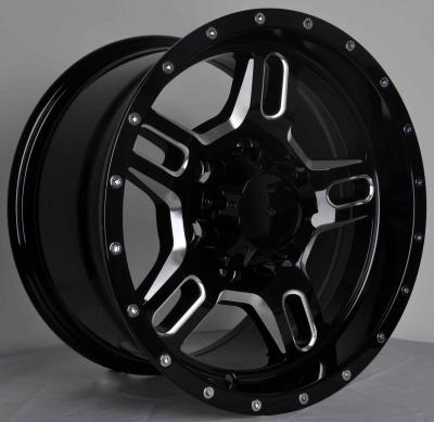 China PCD 139.7 - 114.3 4x4 Alloy Wheels / Custom Truck Wheels With Full Painted for sale