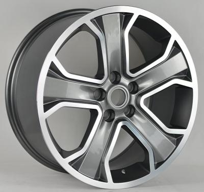 China 5 Holes High Polished Replica Alloy Wheels 20 Inch with Machine Cut Lip for sale