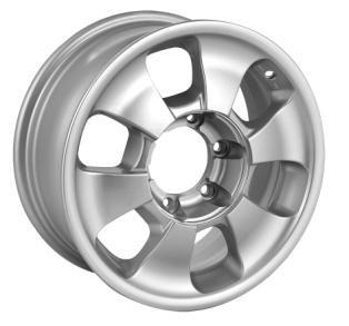 China 5 Holes 16 Inch Full Painted Oem Alloy Wheel With Machine Cut Lip KIN-631 for sale