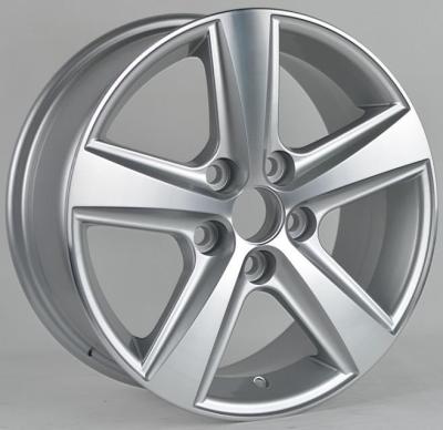 China 16 Inch 5 Holes Replica Alloy Wheels 45ET 114.3PCD with Machine Cut Lip for sale