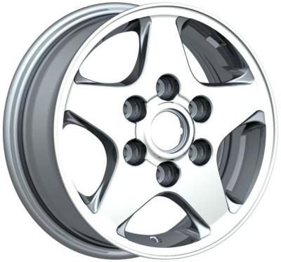 China Chrome 15 Inch Oem Alloy Wheel with Machine Cut Face for Car KIN-553 for sale
