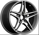 China Aluminum Chrome 16 Inch Alloy Wheels with Super Concave Design for Car KIN-259 for sale