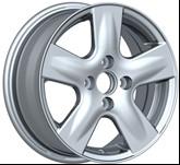 China Silver Chrome Car Alloy Wheels , 14 Inch Alloy Wheels with 100 PCD KIN-256 for sale