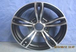 China Lightweight Aluminum 15 Inch Alloy Wheels Machine Cut Face for Car KIN-858 for sale