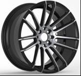 China Lightweight Chrome Car Alloys Wheels with Machine cut face for sale