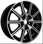 China Lightweight Chrome Aluminum Alloy Wheels , Machine Cut Face Wheel for sale