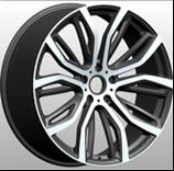 China Polish 21 Inch Car Alloys Wheels 5 Hole And Full painted for sale