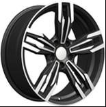 China Kin-329 Black Polish Car Alloys Wheels 17x8.0 Size 31 ET for sale