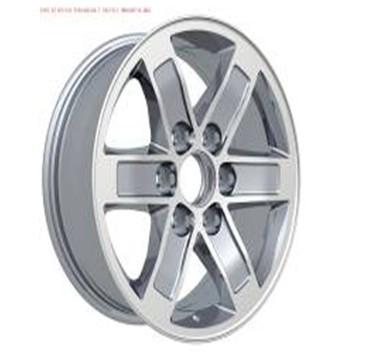 China kin-646 Lightweight 17 Inch Alloy Wheels Silver For GMC With 6 Hole for sale