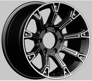 China Kin-865 Lightweight 17 Inch Alloy Wheels Silver 17X9.0 Size for sale