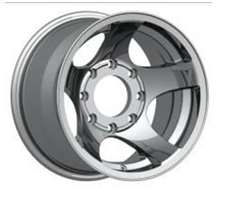 China Lightweight Polish 15 Inch Alloy Wheels Aluminum 5 / 6 Hole For Car KIN-5038 for sale
