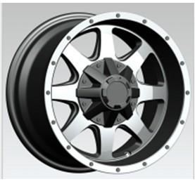 China Aluminum 15 Inch Alloy Wheels Lightweight Polish 5 / 6 Hole For Car KIN-069 for sale