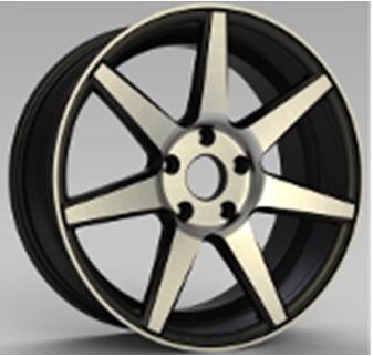 China Polish 15 Inch Alloy Wheels Lightweight Full Painted With 5 Hole for sale