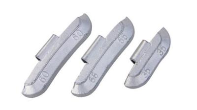 China Pb Alloy Wheel Balancing Weights 5g - 100g With Clip-On Type Plumbum for sale