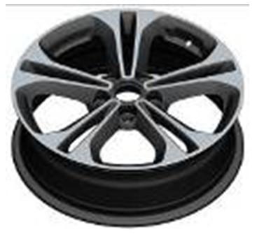 China 17 Inch Replica Alloy Wheels High Polished 20 / 49 ET 5 Holes For HYUNDAI for sale