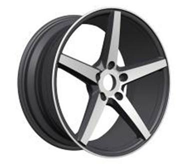China Full Painted 18 Inch Alloy Wheels Polish Machine Cut Face With 5 Hole for sale