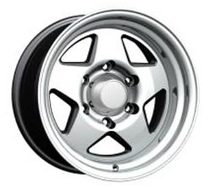 China Chrome Polish 15 Inch Alloy Wheels Lightweight With Full Painted for sale