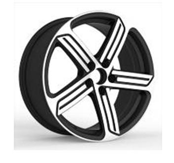 China Aluminum 17 Inch Alloy Wheels Lightweight For AUDI / VW , Super Concave Design for sale