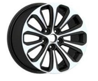 China Black Lightweight 17 Inch Alloy Wheels Aluminum With Full Painted for sale