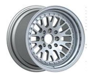 China Light Weight 15 Inch Alloy Wheels Aluminum 4 / 8 / 10 Hole With Full Painted for sale