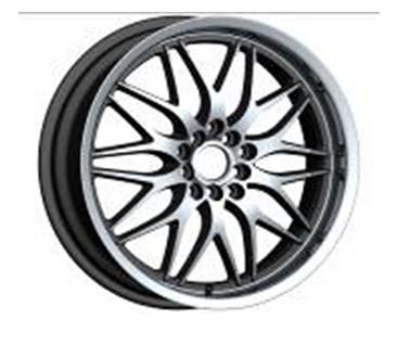 China Light Weight 17 Inch Alloy Wheels Full Painted With 4 / 8 / 10 Hole For Car for sale