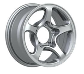China Light Weight 15 Inch Alloy Wheels Polishing 10 ET 5 Hole For Auto for sale