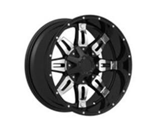 China Black Aluminum 20 Inch Alloy Wheels Lightweight Full Painted -12 ET for sale