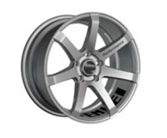 China Silver Polished 15 Inch Alloy Wheels Light Weight 100 - 114.3 PCD for sale