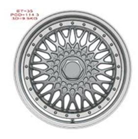China Aluminum 15 Inch Alloy Wheels Lightweight Polish 5 Hole 114.3 PCD for sale