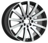 China Chrome Alloy Wheels 35 - 45 ET 17 Inch With Machine Cut Face for sale