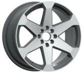 China 17 Inch Lightweight Alloy Wheels 35 - 45 ET Silver 17 x 7.5 100 - 114.3 PCD for sale
