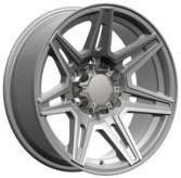China Aluminum 15 Inch Car Alloy Wheels Silver Chrome -10 - 0 ET  For  4 X 4 SUV for sale