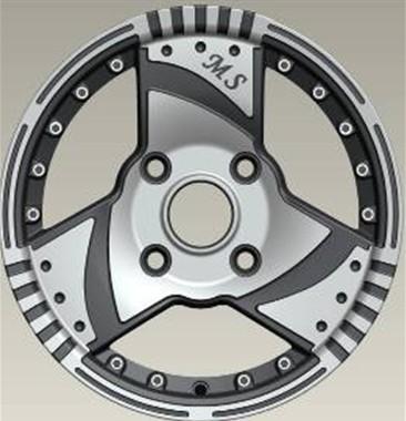 China Aftermarket Car 14 Inch Alloy Wheels With Machine Cut Face 4 Hole for sale