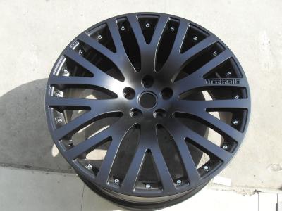 China 20x8.5 Full Painted Black Car 20 Inch Alloy Wheels 5 Hole PCD 130 for sale