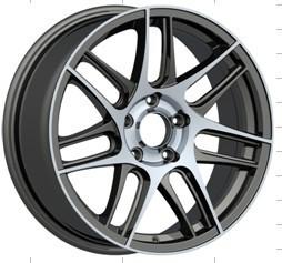 China Customized Car 17 / 15 Inch Alloy Wheels 15x6.5 17x7 CB 66.6-74.1 for sale