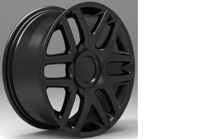 China Full Painted Black / Sliver 5 Hole 17 Inch Alloy Wheels 17x7.5 for sale