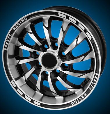 China Full painted 14 Inch Alloy Wheels 8 / 10 Hole For Cars for sale