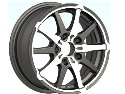 China 5 Hole 14 Inch Alloy Wheels, Polished Chroming Alloys Wheel PCD 100 - 114.3 for sale