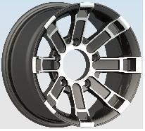 China Customized 5 Hole 16 Inch Alloy Wheels 16x7.5 Polish Car Wheel for sale