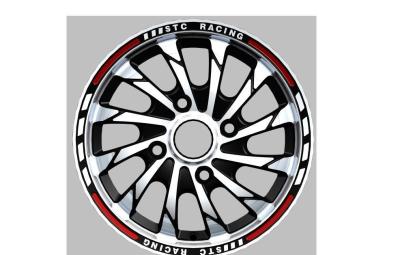 China 14x6 14 Inch Chrome Alloy Wheels, Polished Alloys Wheel for sale