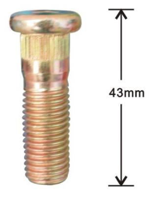 China 43mm Alloy Wheel Bolt For Honda Front Wheel for sale