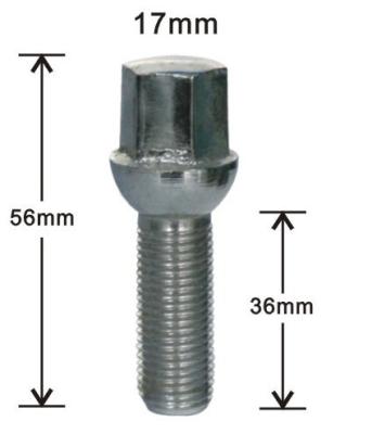 China Universal Auto Alloy Wheel Accessories Bolts Hardware for sale