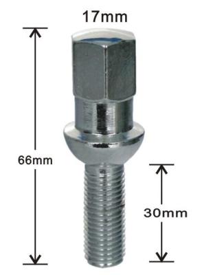 China Universal Auto Alloy Wheel Accessories Bolts Hardware for sale